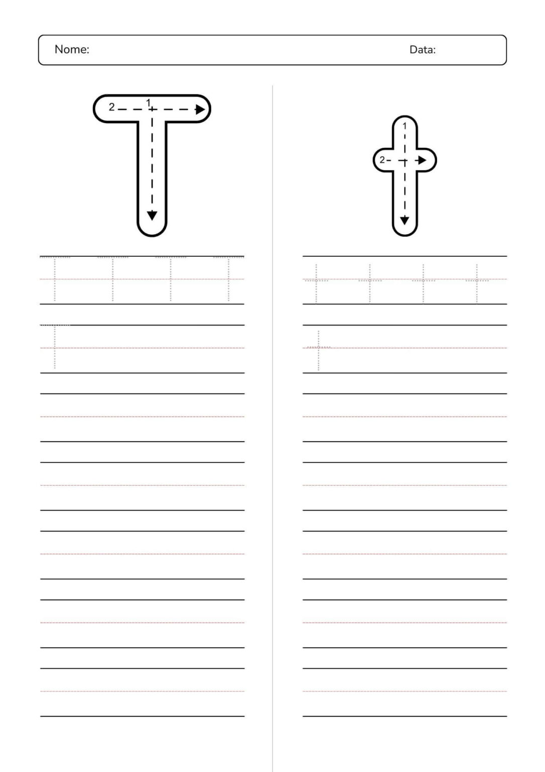 Caderno de Caligrafia para Imprimir Alfabeto Completo